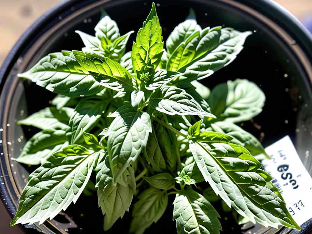 Fresh Basil Pesto in Bowls Surrounded by Vibrant Green Basil Leaves
