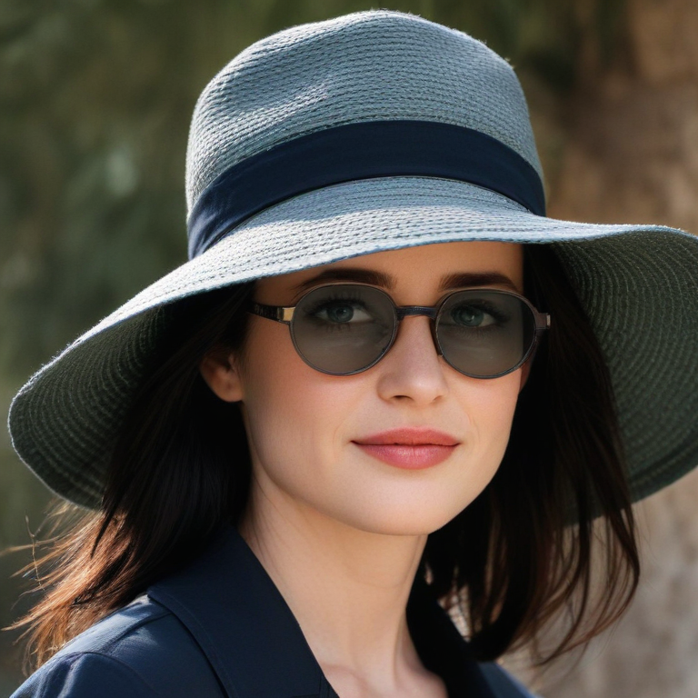 Eva Green sun hat