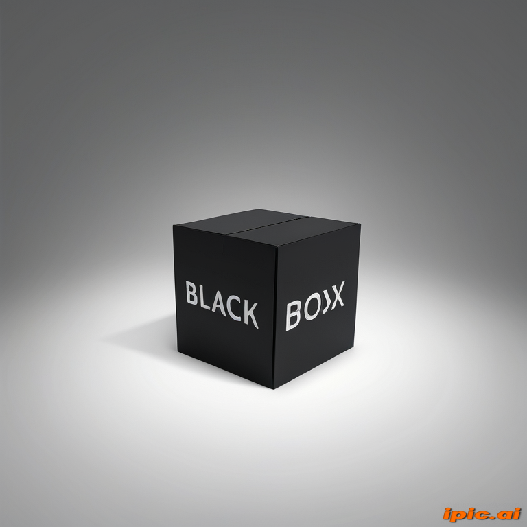 A Mysterious Black Box with the Words Black Box Displayed Prominently.