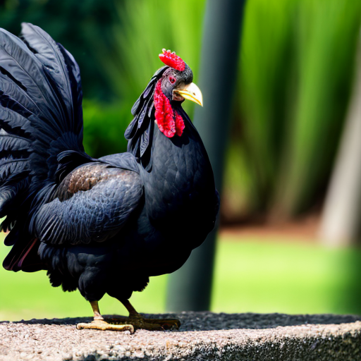 big black chicken