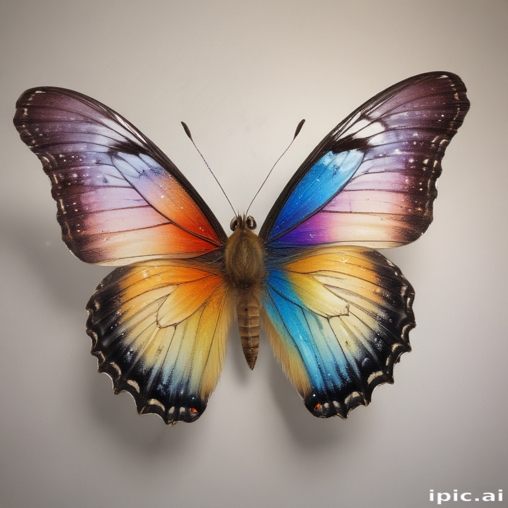 Stunning Butterfly Display Showcasing Vibrant Colors and Intricate Patterns