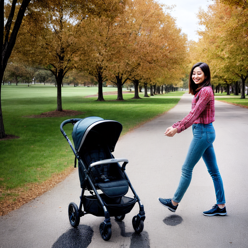 stroller at park