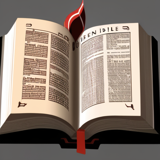 An Open Book Displaying Intricate Text and Decorative Elements on Pages