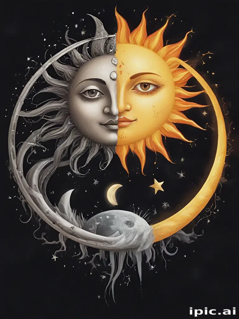 Duality of Day and Night: The Harmonious Balance of Sun and Moon