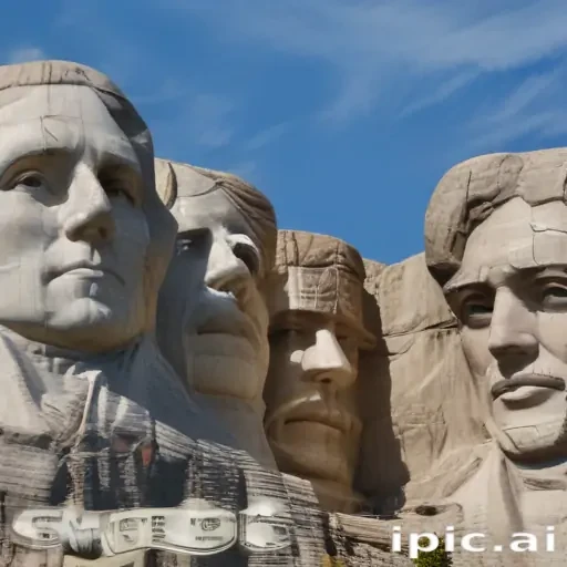 Iconic Mount Rushmore National Memorial Featuring Four U.S. Presidents ...