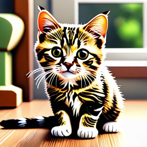 a good cat vs a bad cat with cute animation