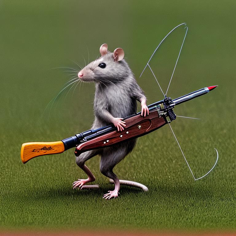 rat with a crossbow