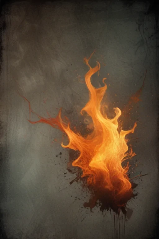 Dynamic Flame Dance: A Vivid Representation of Fire in Motion