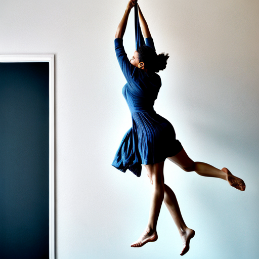 A woman who does not hang on at all