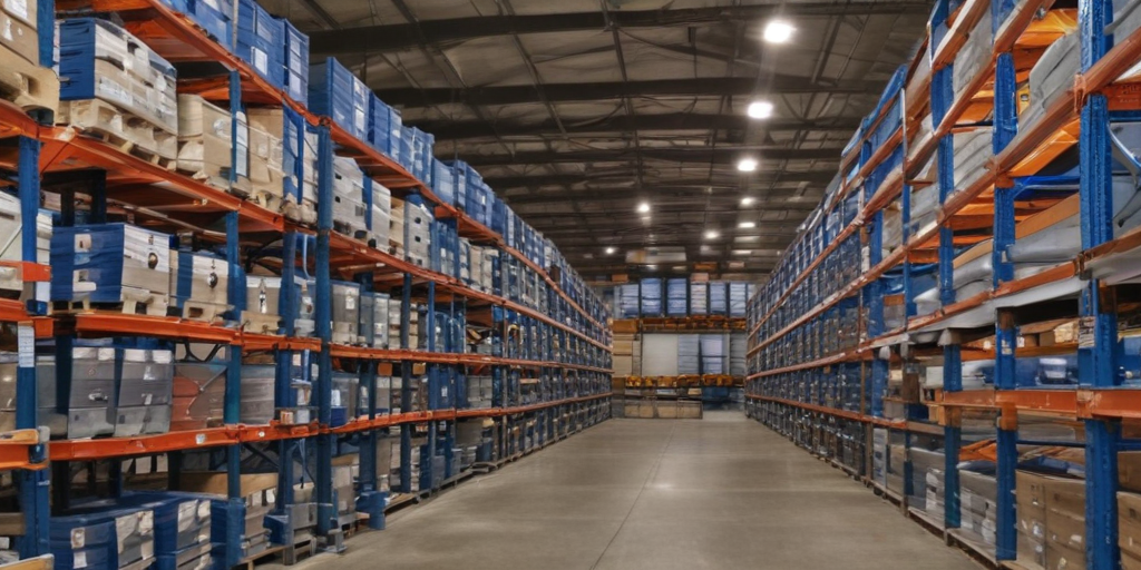 I need a binstock area serviced by fastenal