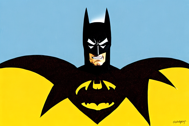 Batman laughing hideously