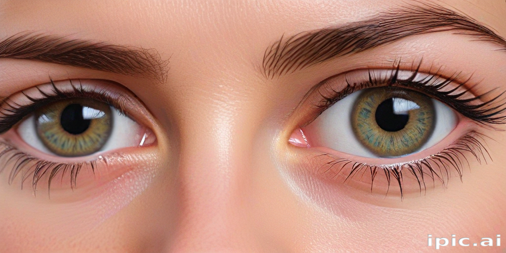 Close-Up of Striking Eyes Highlighting Unique Colors and Intricate Details