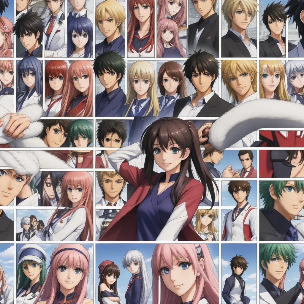 Collage of Diverse Anime Characters Showcasing Unique Styles and ...