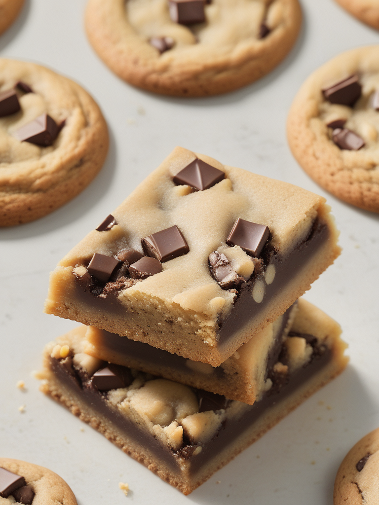 Deliciously Baked Chocolate Chip Cookies with Shredded Coconut on a Tray