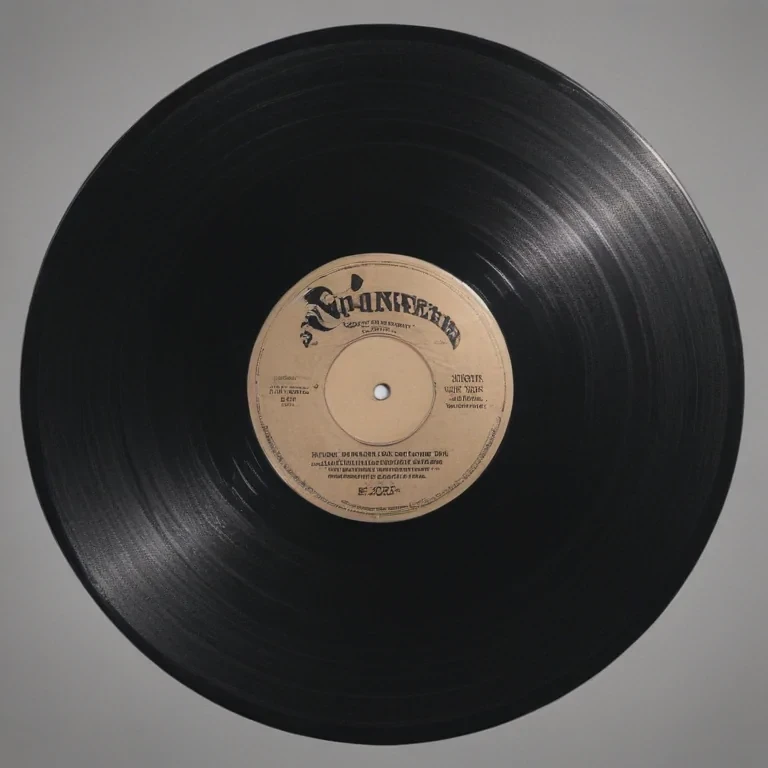 Classic Vinyl Record Featuring Timeless Music from a Bygone Era