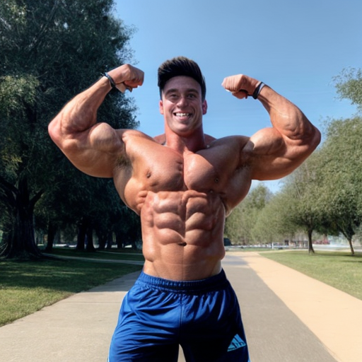 mr. beast as a bodybuilder