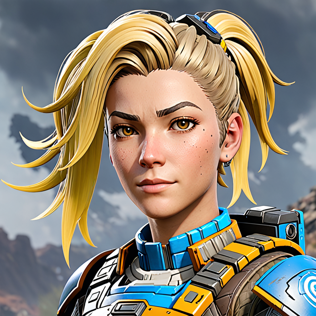 Apex legends wattson blonde hair