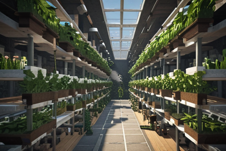 Hydroponic space minecraft