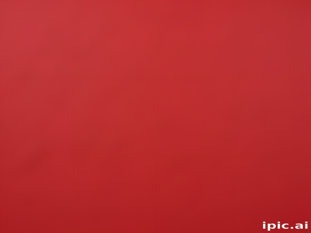 Vibrant Red Background with a Smooth Texture and Subtle Variations in ...