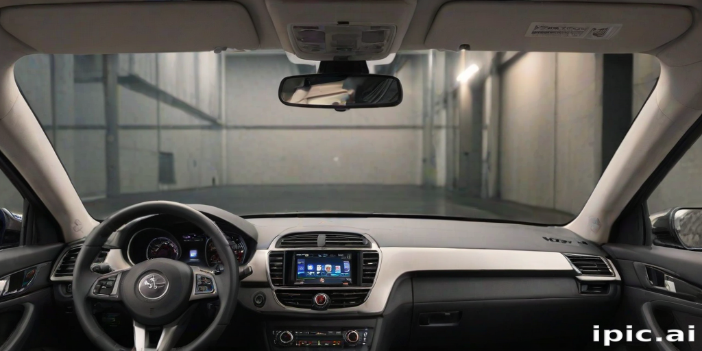 Modern Car Interior Showcasing Advanced Technology and Sleek Design ...