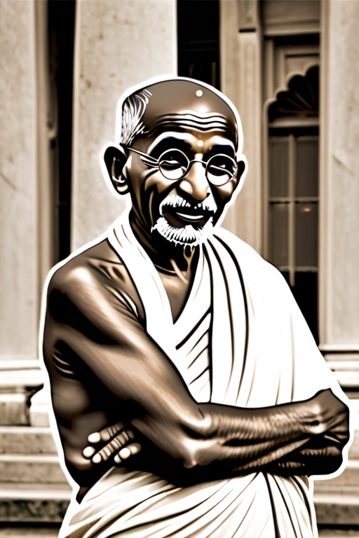 Modern picture of ghandi