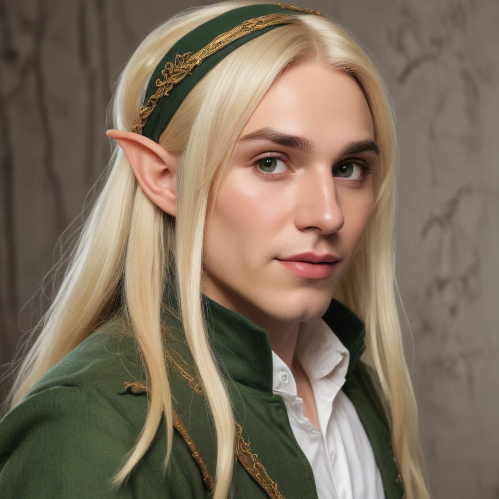 The Youtber and streamer XqC as an Elf from Lord of the Rings. Long ...