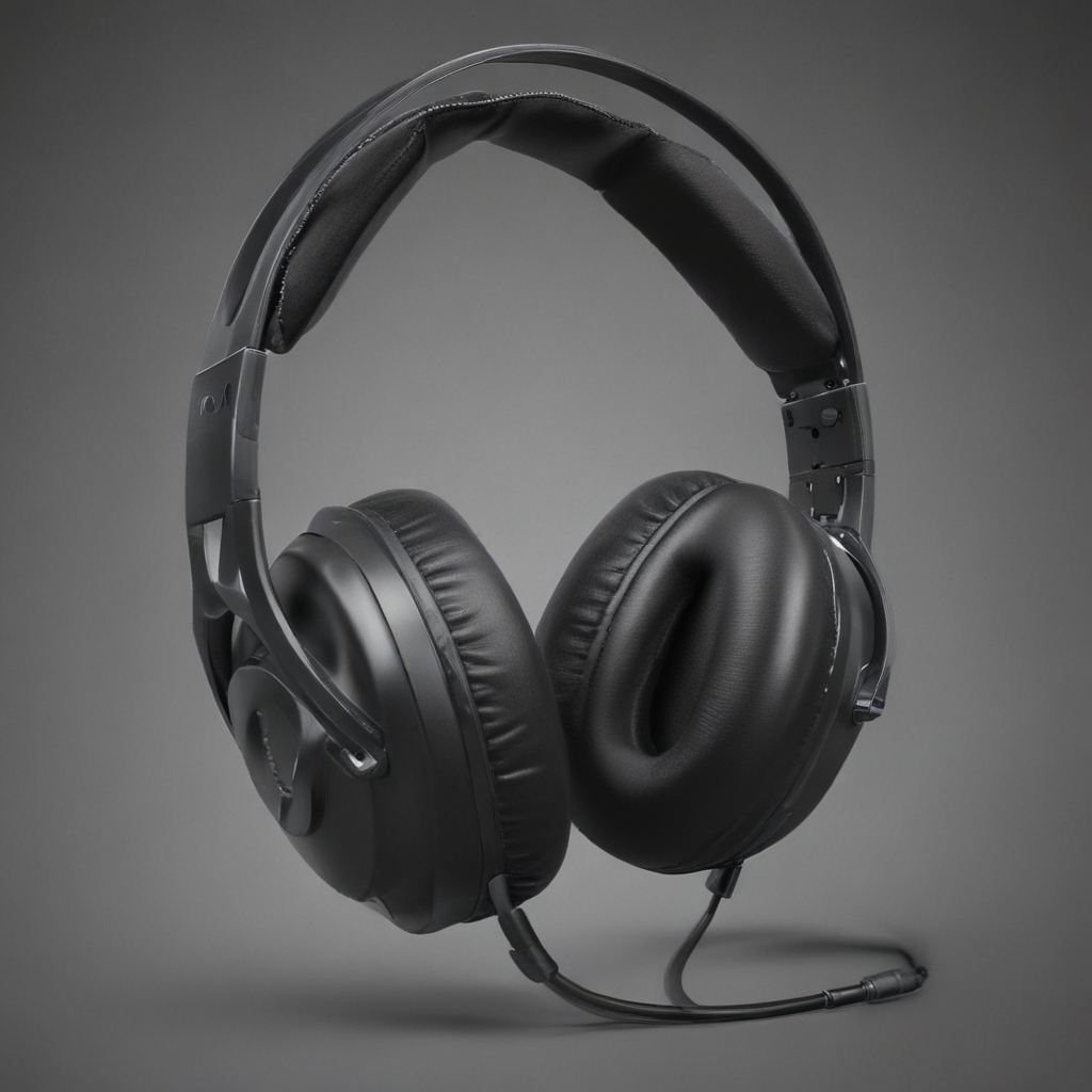 High-Quality Black Headphones Designed for Immersive Listening ...