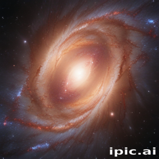 Stunning Cosmic Spiral Galaxy Illuminating the Vastness of Outer Space