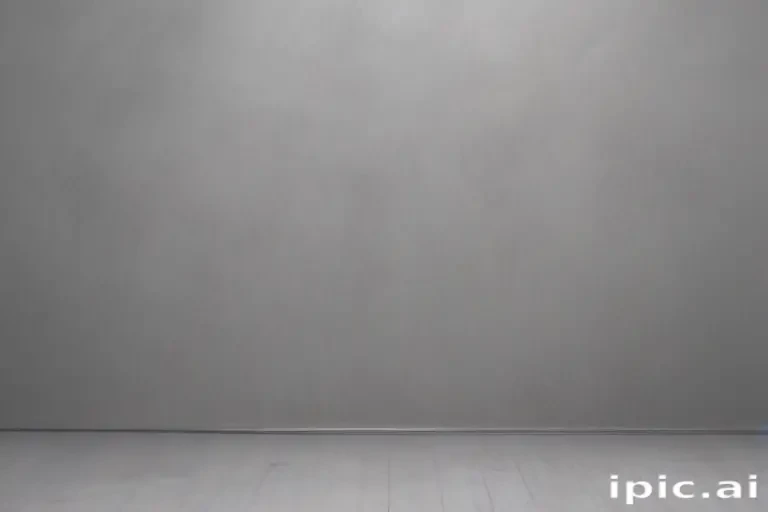 Minimalistic Interior Setting Featuring a Subtle Gray Wall and Floor