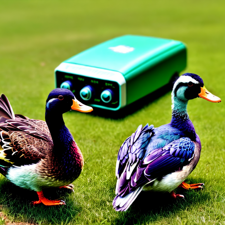 ducks talking on CB radio's