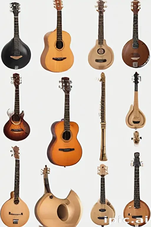A Diverse Collection of Beautiful String Instruments Displayed ...