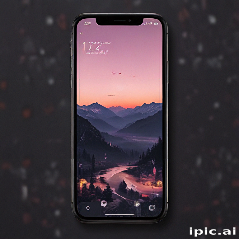 Stunning Smartphone Wallpaper Featuring Serene Mountain Landscape at Dusk