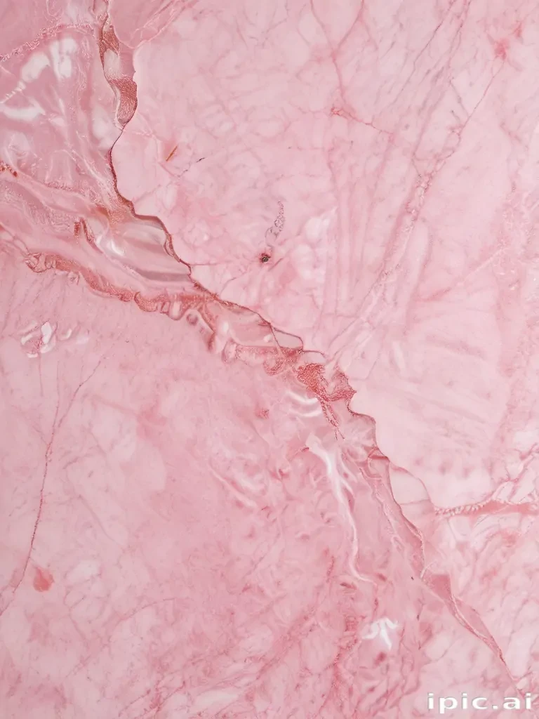 Elegant Pink Marble Surface with Subtle Veins and Soft Texture