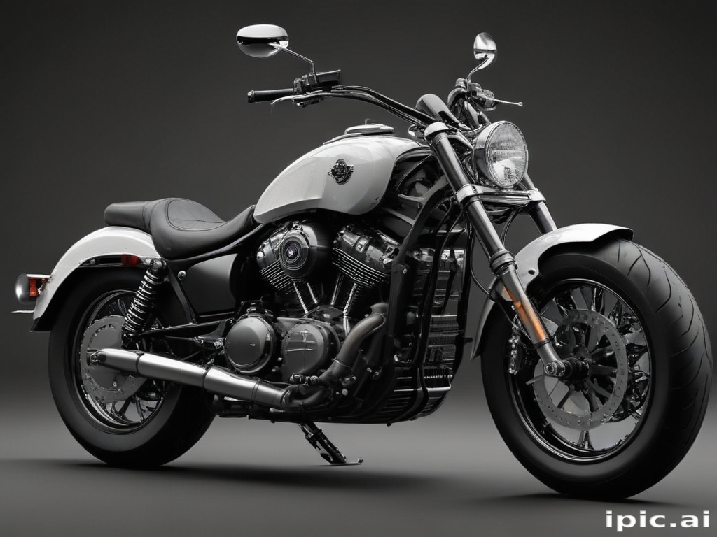 Sleek and Powerful Custom Motorcycle Showcasing Bold Design and ...