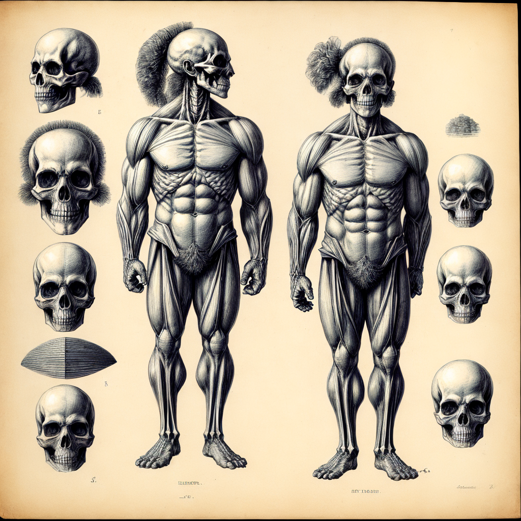 anatomical plate drawings of a gnome from dungeons and dragons showing ...