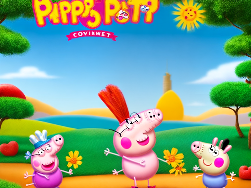 Peppa Pig Disney Pixar Movie Poster