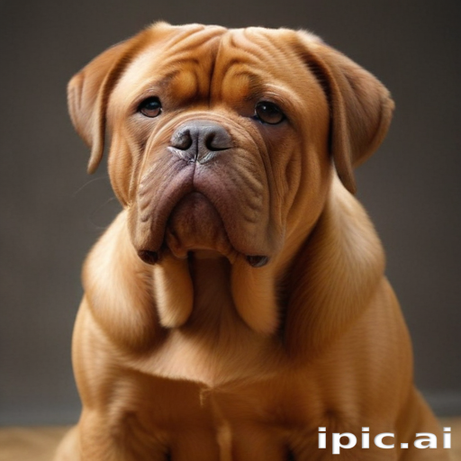 A Charming Close-Up of a Playful, Wrinkled Dog with Expressive Eyes.
