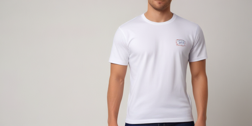 Classic White T-Shirt Featuring Subtle Logo Design for Everyday Wear