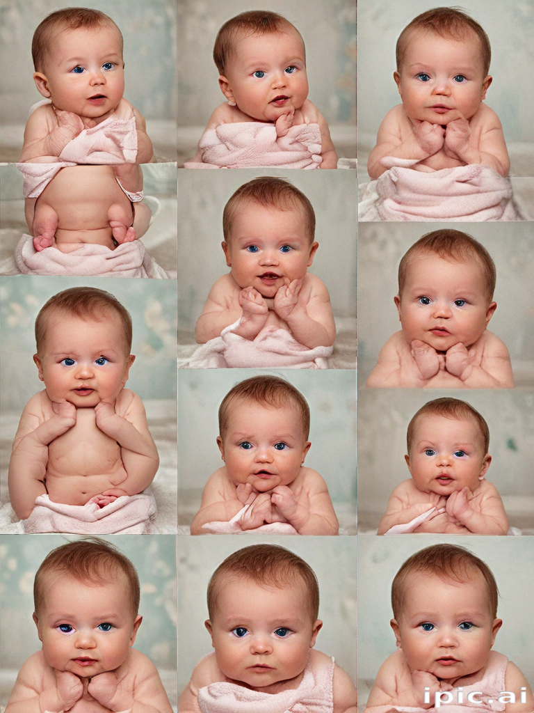 Adorable Baby Portraits Capturing Joyful Expressions and Cuteness in ...