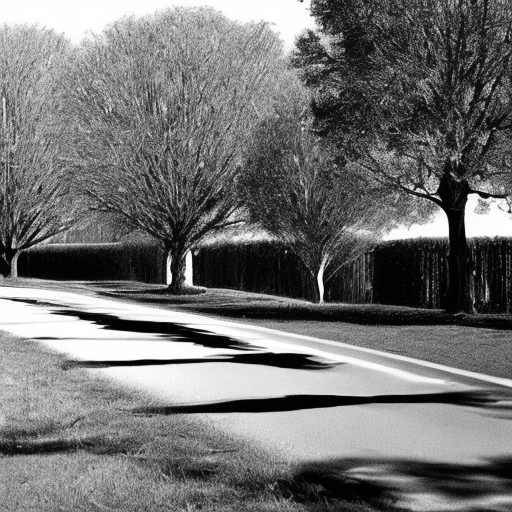 Murder scene with a murderer and a shadow of twin victim’s brother