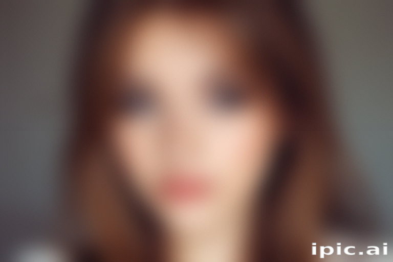 An Artistic Representation of a Blurred Portrait with Soft Colors