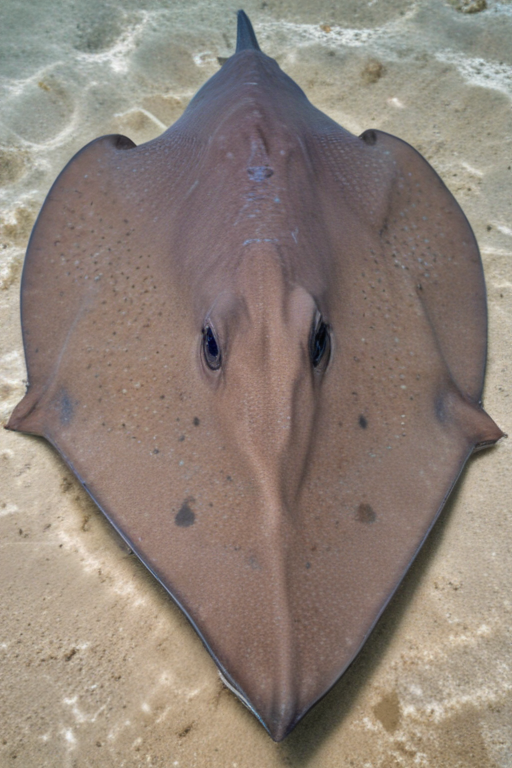 an angry looking stingray