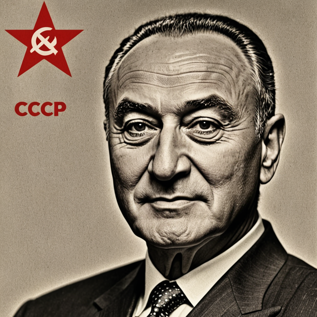 Chuck Schumer cccp soviet style propaganda poster