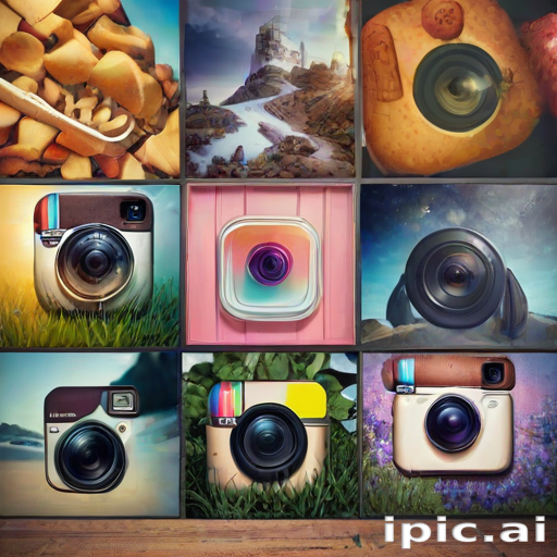 Creative Collage of Various Camera Designs and Artistic Photography ...