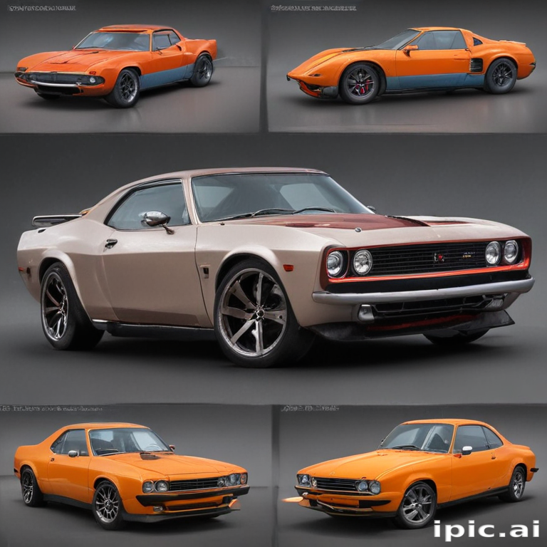 Classic Muscle Cars Showcase: Stunning Designs and Vibrant Colors in ...