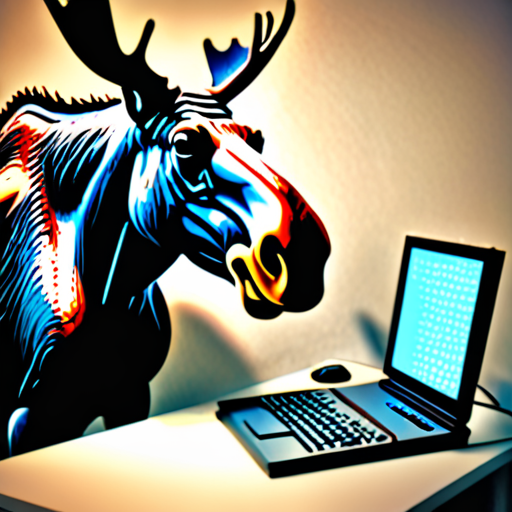 moose angry at computer