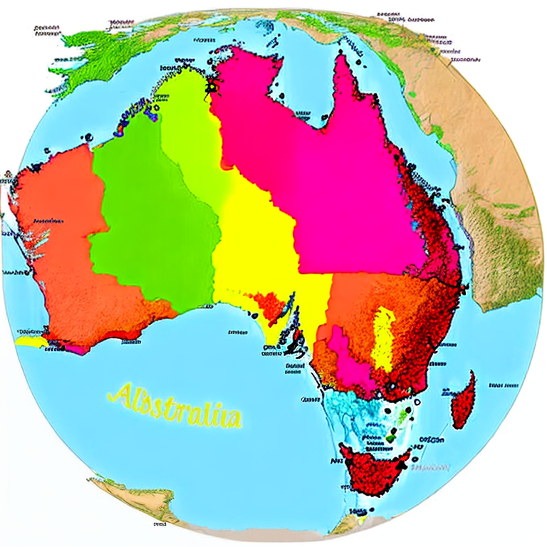 old map of australia
