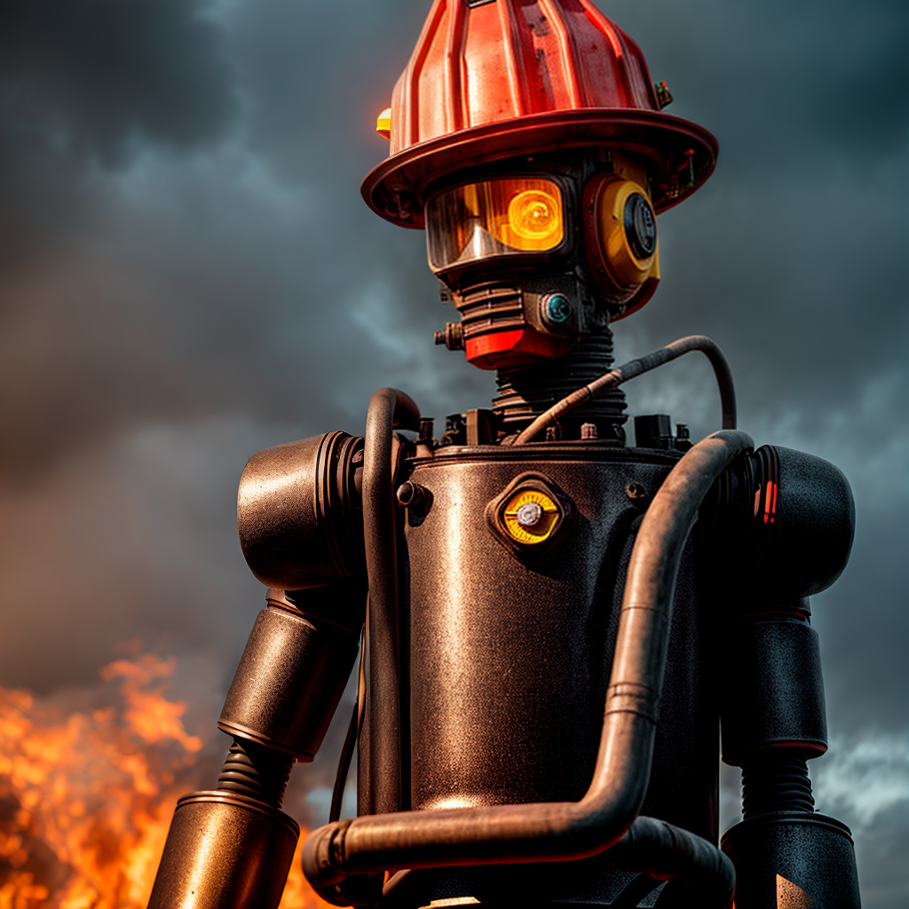 a firefighter robot