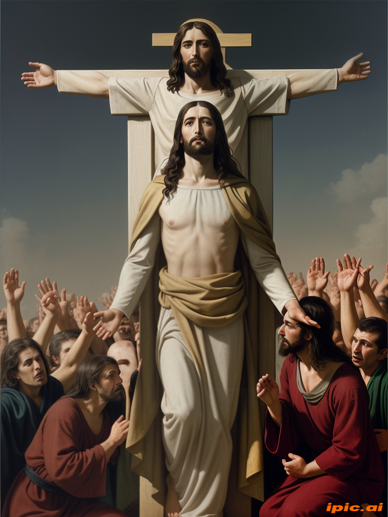 Divine Sacrifice: The Dual Representation of Christ Amidst Faithful ...