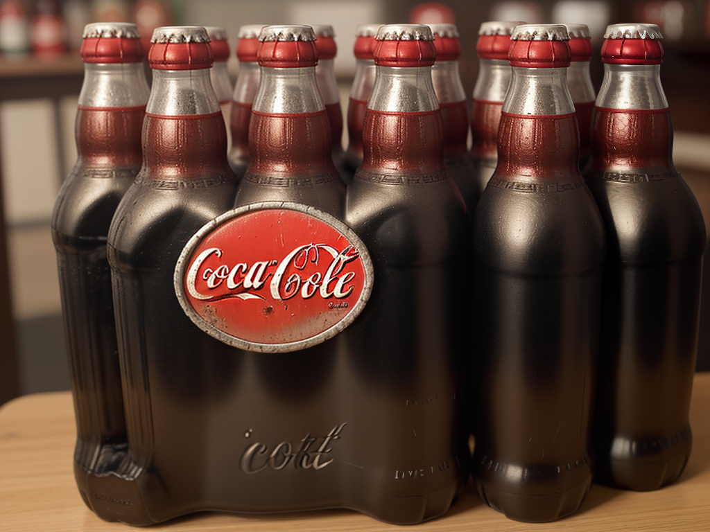 Refreshing Classic: A Pack of Coca-Cola Bottles Ready to Enjoy